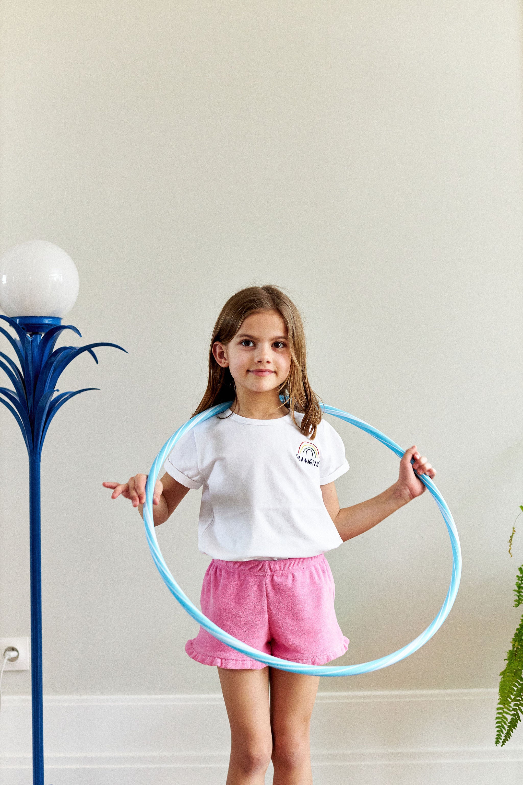Children's Girls' Cotton T-shirt with Frangine inscription - Dédé T ...
